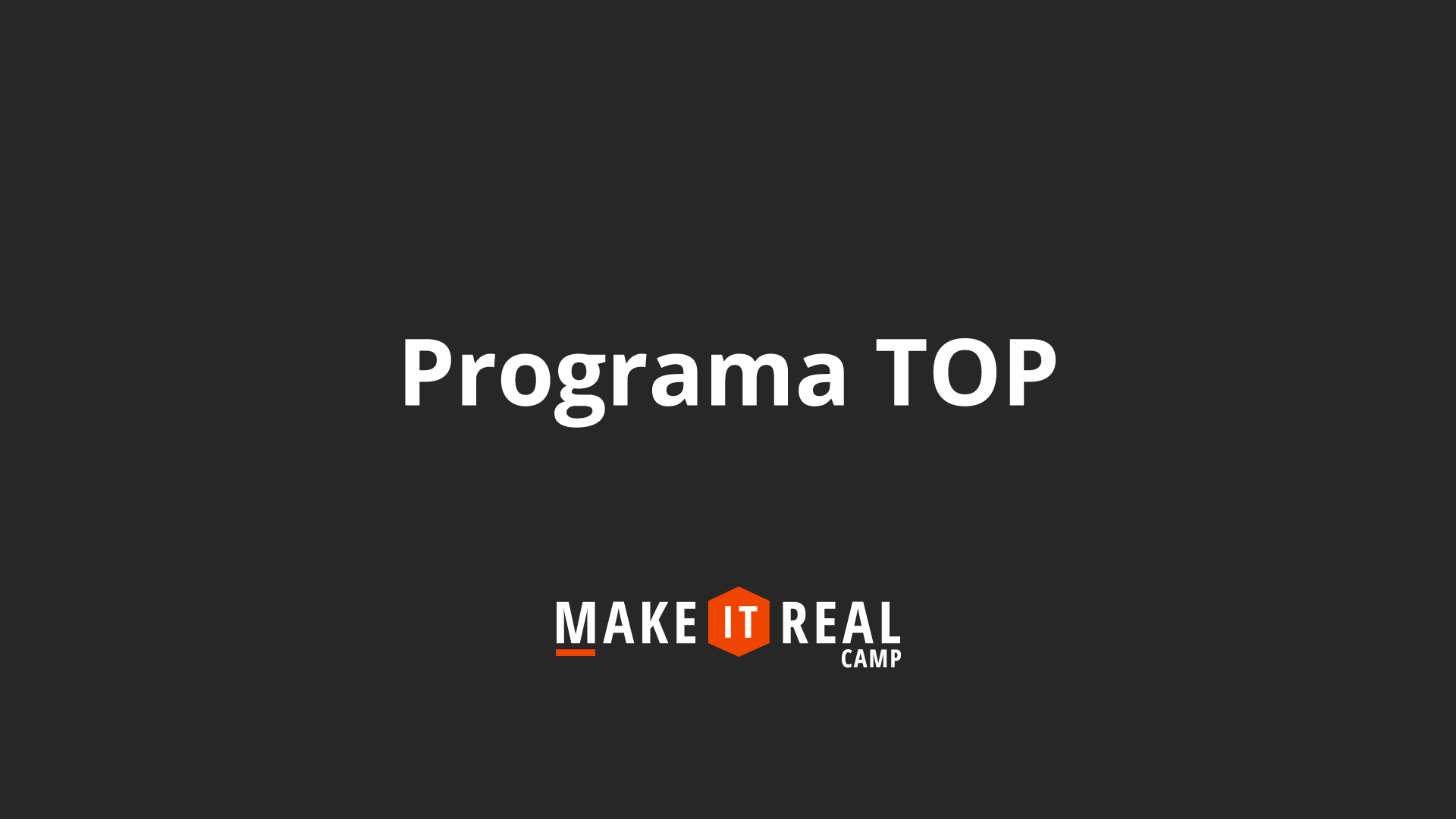 Nuevo proceso de admisión al programa TOP